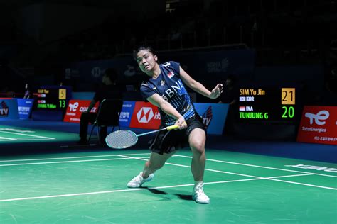 Korea Open 2023 Langkah Gregoria Dihentikan Sim Yu Jin Pbsi