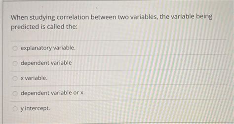 solved correlation coefficient between two variables x and