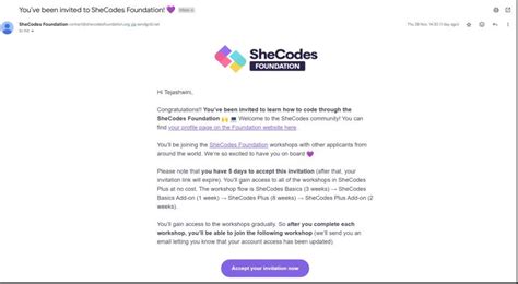 Tejashwini S On Linkedin Shecodes Womenintech Codingjourney Empowerment Scholarship