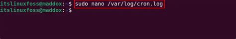 How To Find Cron Crontab Log In Linux Its Linux Foss