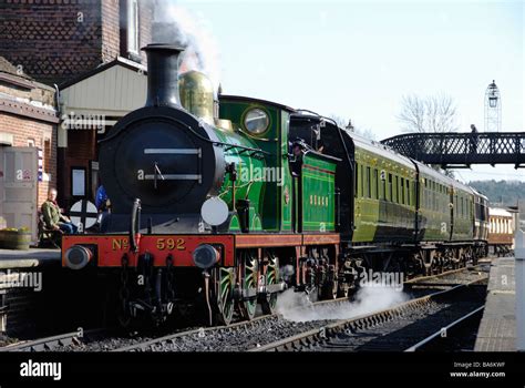 Wainwright C Class Locomotive No592 Waits To Leave Sheffield Park