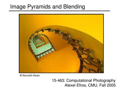 Ppt Image Pyramids And Blending Powerpoint Presentation Free Download Id329330