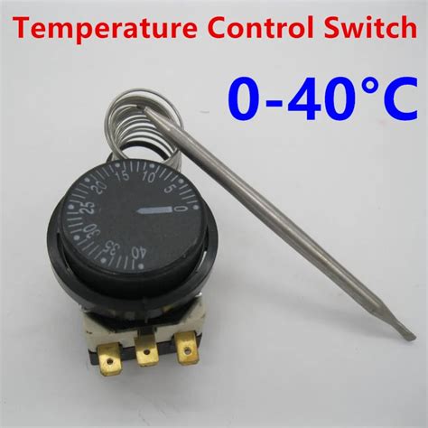 250v 380v 16a 0 40c Temperature Control Switch Capillary Thermostat Temperature Controlled