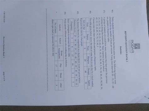 Grade 8 Mathematics Revision Questions Bank