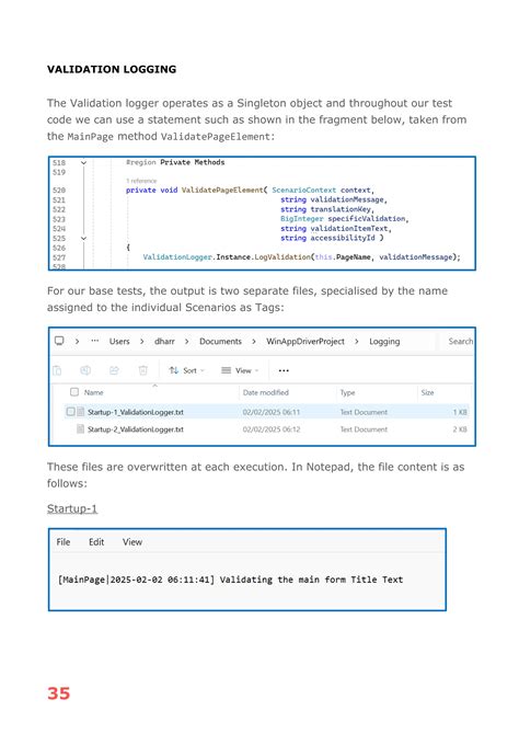 Test Automation Framework For The Desktop Pdf