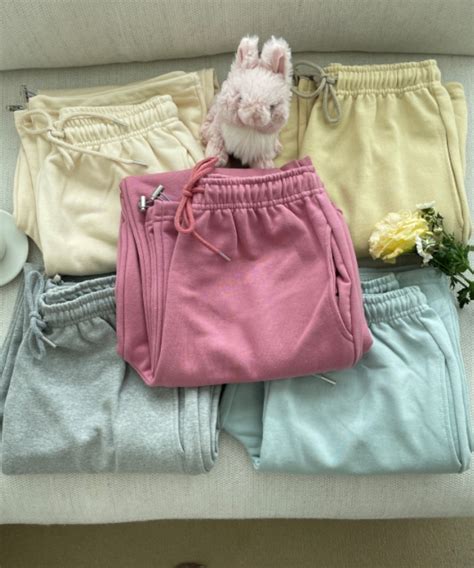 봄신상문의폭주마카롱 투웨이 스트링 조거 트레이닝 와이드 추리닝 팬츠5color 에이블리