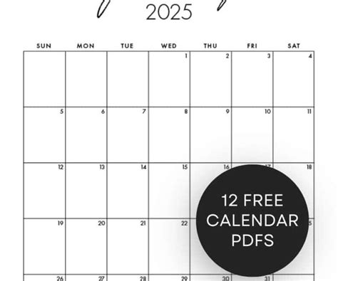 Printable 2025 Monthly Calendar With Holidays Free Printable