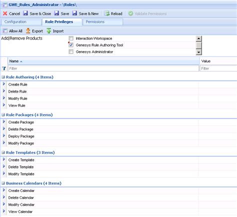 Documentation GWE Deployment ComponentsSettings Genesys Documentation