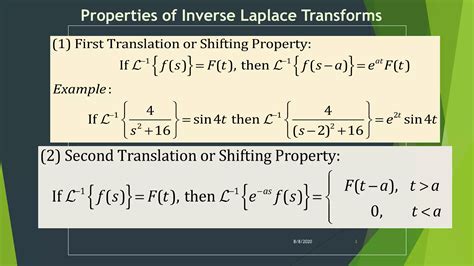 Laplace Transformation Engineering Mathematics Part 2 Pptx Physics Science