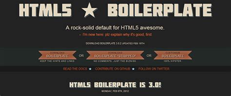 Useful HTML5 Boilerplate Templates And Tutorials Pixelbell