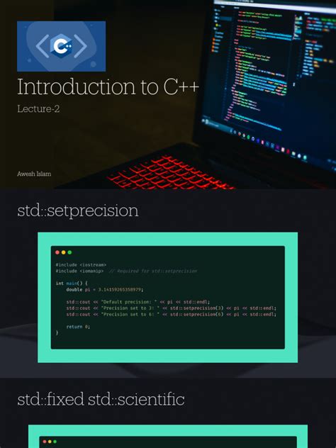 Lecture 2 Introduction To C Pdf