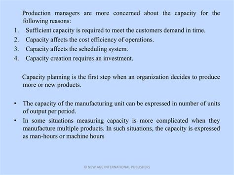 Capacity And Aggregate Planning Pptx Business Accounting And Finance