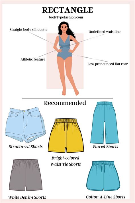 Best Shorts For Rectangle Body Shape Fashion For Your Body Type