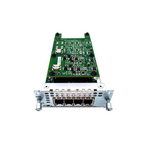Cisco Nim 4fxo 4 Port Fxo Network Interface Module For 4000 Series Isr Dedicated Networks