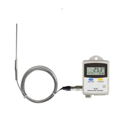 External Pt100 Sensor High Low Temperature Data Logger With Analyzed Software