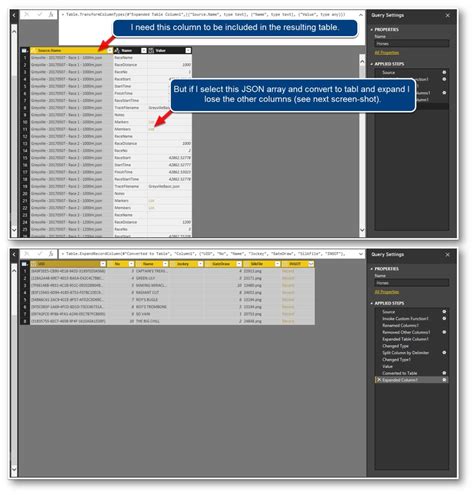 Solved Lost Columns On Expanding Json Microsoft Fabric Community