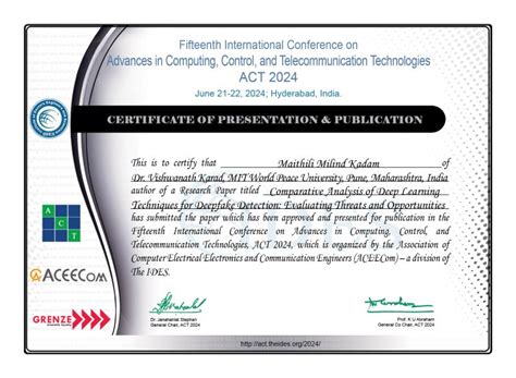 maithili kadam on linkedin act2024 deeplearning deepfakedetection airesearch cybersecurity…