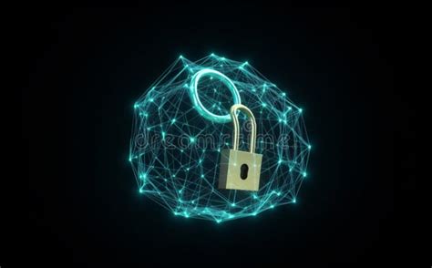 Technology Protection Security Lock Digital Information Cyber System Cyberspace Network
