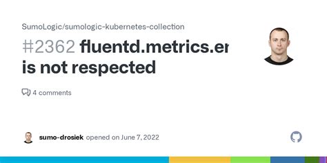 Fluentd Metrics Enabled Is Not Respected Issue SumoLogic Sumologic Kubernetes