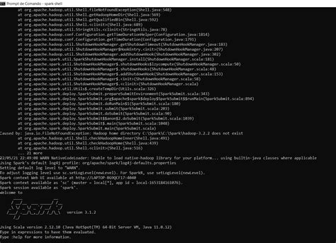 Prompt não reconhece o Spark Spark apresentando a ferramenta Solucionado