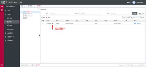 租户用户 Iidp 租户用户 Iidp
