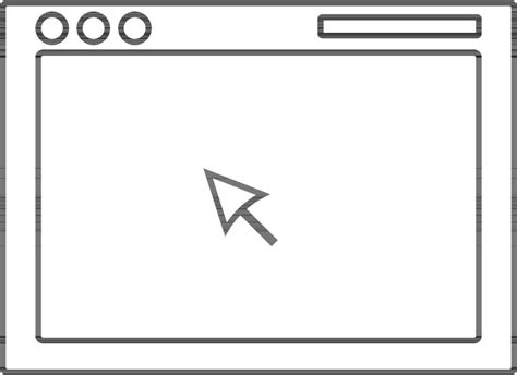 Icon Of Browser With Cursor 24517792 Vector Art At Vecteezy Icon Of Browser With Cursor 24517792 Vector Art At Vecteezy