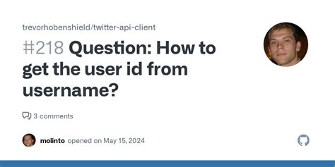 Question How To Get The User Id From Username · Issue 218