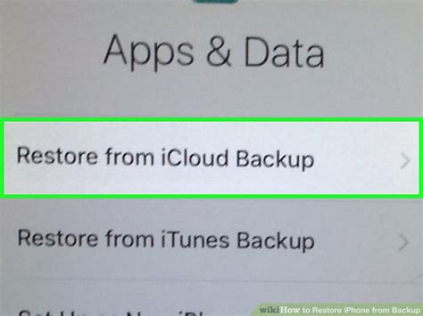 How To Restore IPhone From Backup With Pictures WikiHow