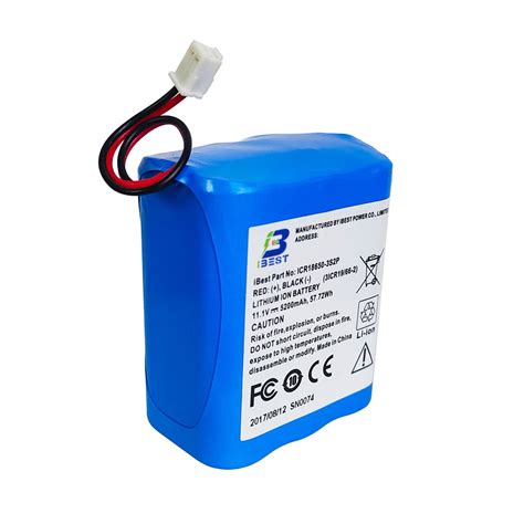 Battery For Medical Device 111v 5200mah Li Ion Battery Pack Ibest Power