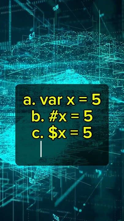 Which Of The Following Is The Correct Way To Declare A Variable In