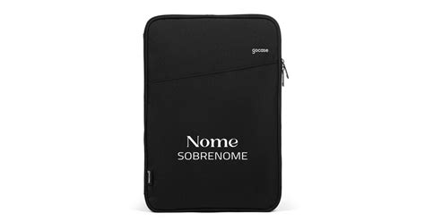 Capa Para Notebook Slim Luxury Name Gocase