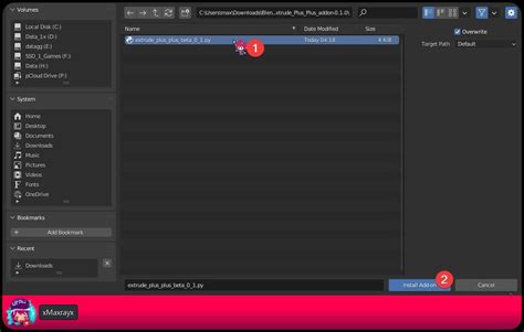 GitHub Xmaxrayx Blender D Extrude Plus Plus Addon Extrude Addon