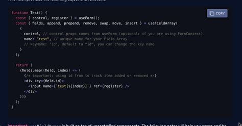 FieldArray Add Does Not Populate Initial Values Issue React Hook Form React Hook Form