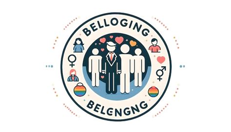 Unity And Support Same Sex Parents Circle Embracing Belonging Concept For LGBTQ Families Vector