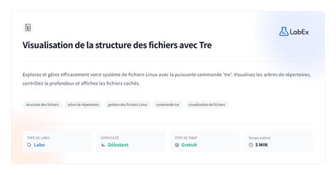 Visualisation De La Structure Des Fichiers Avec Tre Gestion Des