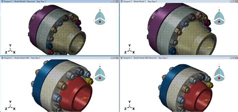 finite element analysis fea of api flange under combined loading