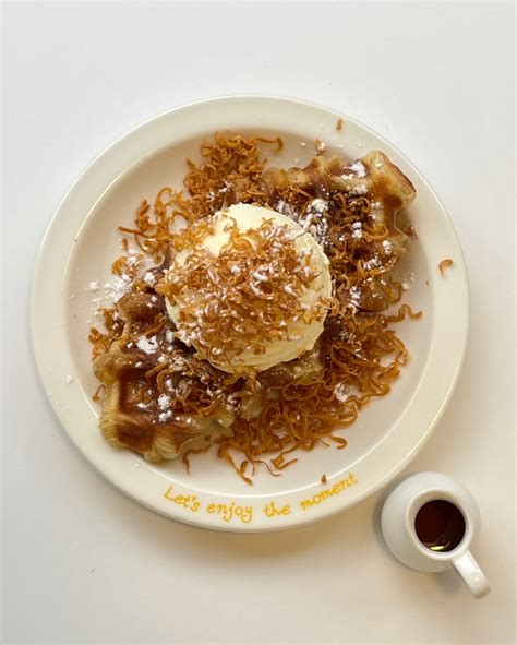 란떼 의정부카페•브런치카페•커피맛집•디저트맛집 란떼 메뉴를 소개 합니다 아이스크림 크로플 5500원 주문과 동시에