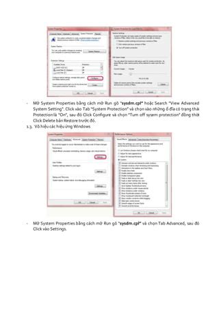 Thủ thuật Optimize Windows 7 PDF