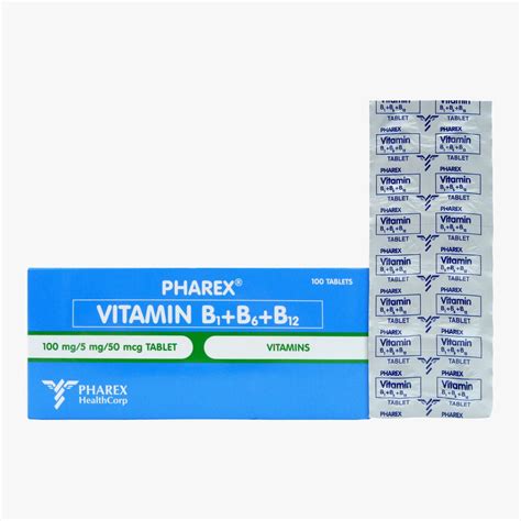 Pharex Vitamin B Complex 20s Shopee Philippines