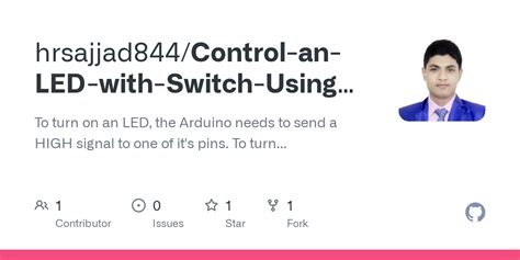 GitHub Hrsajjad Control An LED With Switch Using Arduino To Turn On An LED The Arduino