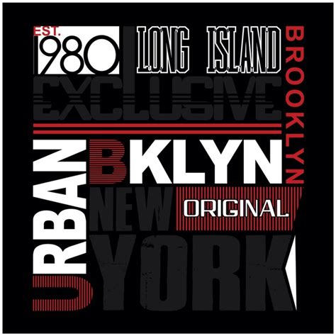 티셔츠 디자인 의류 후드 등에 완벽한 인쇄용 뉴욕 타이포그래피 프리미엄 벡터