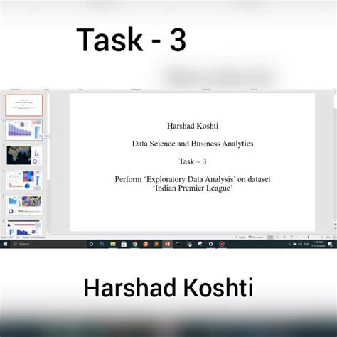 Video Harshad Koshti On Linkedin Gripnov20 Datascience