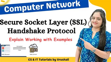 Cn 37 Secure Socket Layer Ssl Handshake Protocol With Example Youtube