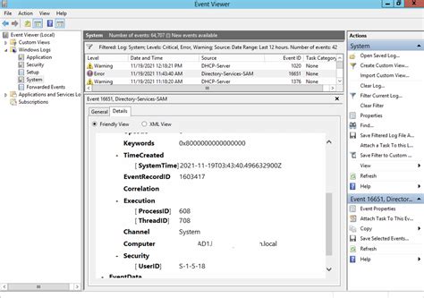 Windows Server R Directory Service SAM Error Server Fault