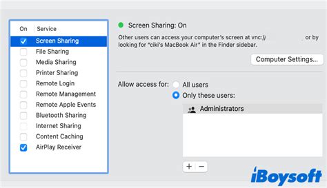 How To Setup And Share Screen On Mac