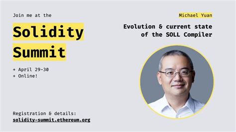 Michael Yuan On Linkedin Soll Compiler Solidity Blockchaintech Blockchainrevolution Ethereum
