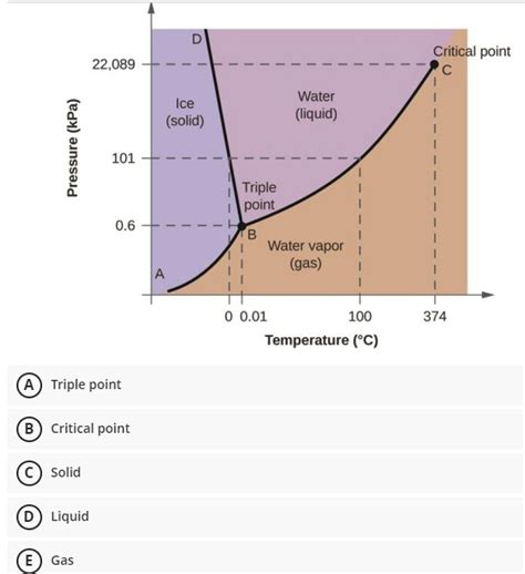 Solved Using The Phase Diagram Identify The Phase That Water Is In For Course Hero