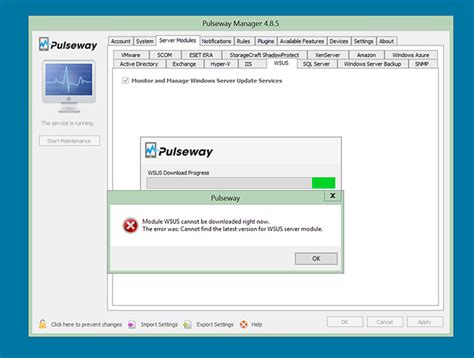 New Server Module Wsus General Pulseway