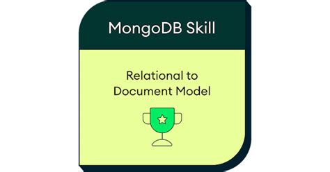 From Relational Model Sql To Mongodbs Document Model Was Issued By