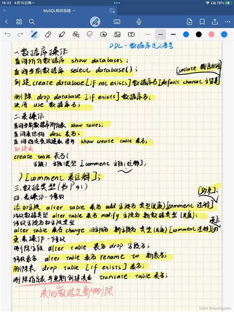 Mysql笔记 基本语法 Csdn博客